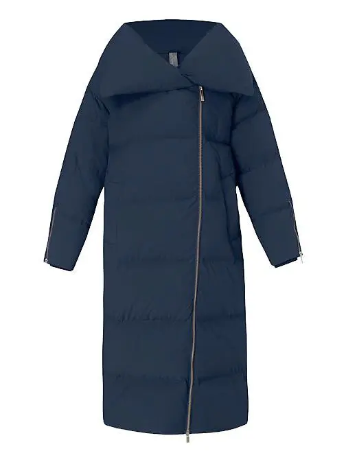 Sweaty Betty Nimbus Cloud Shell-down Puffer Coat - French Navy Blue