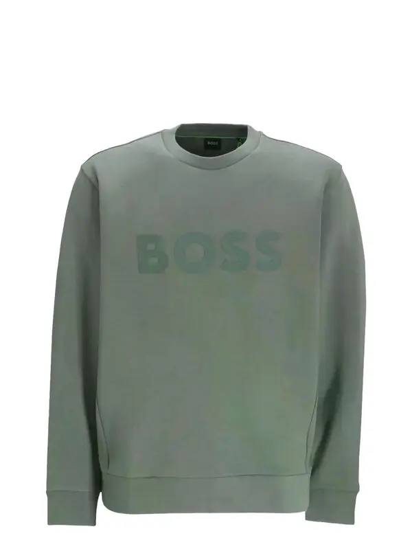 BOSS Logo-stamp Sweatshirt - Green