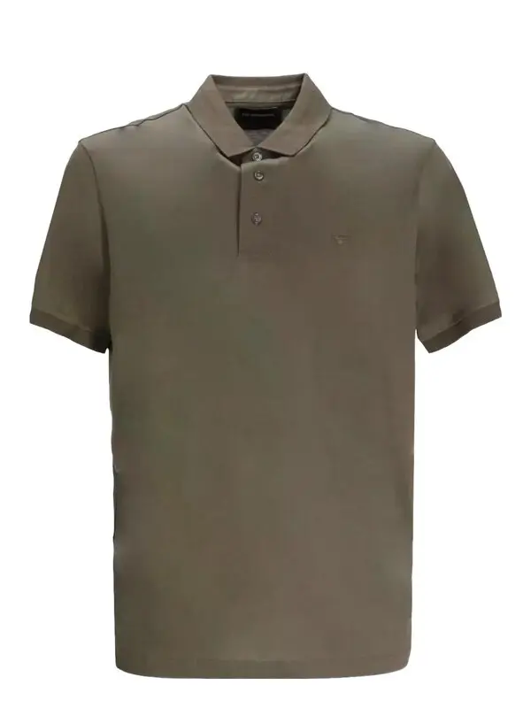 Emporio Armani Buttoned Polo Shirt - Green