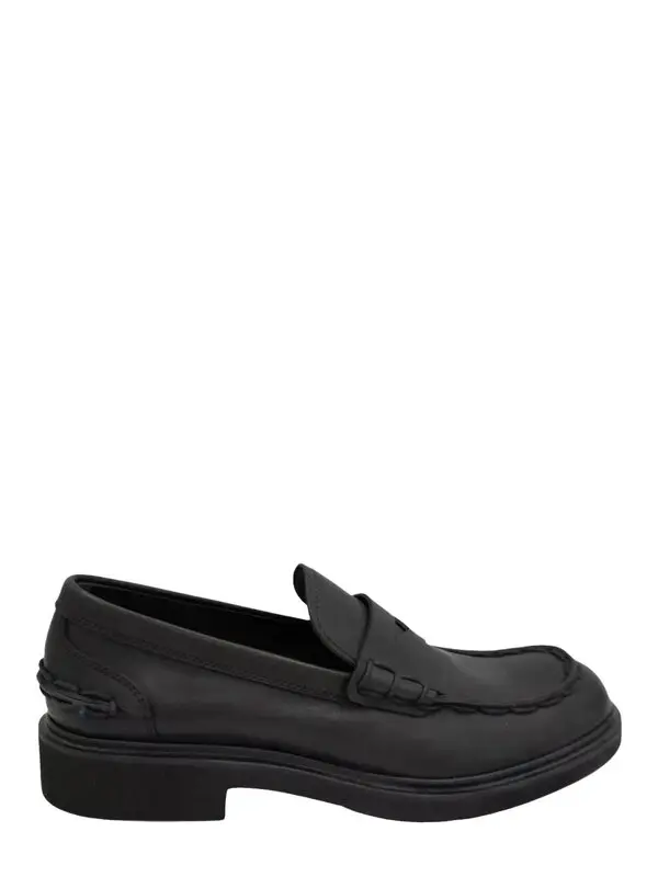 TOD'S Leather Loafers - Black