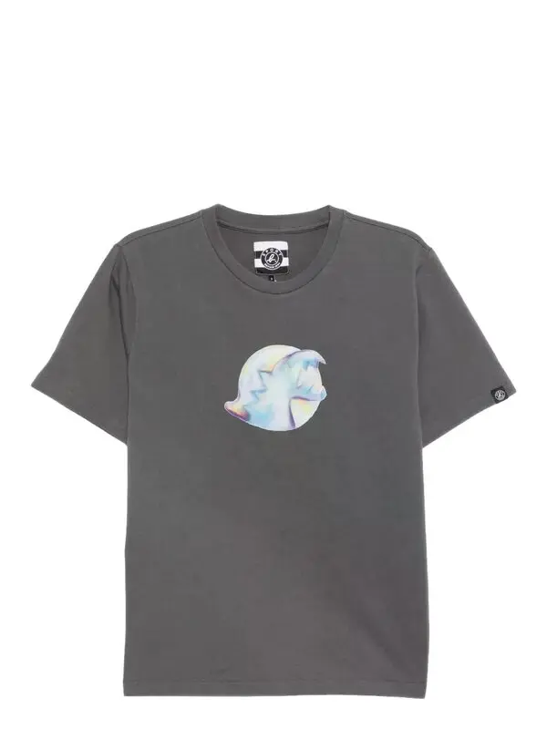 AGNES B. Dino-print T-shirt - Grey