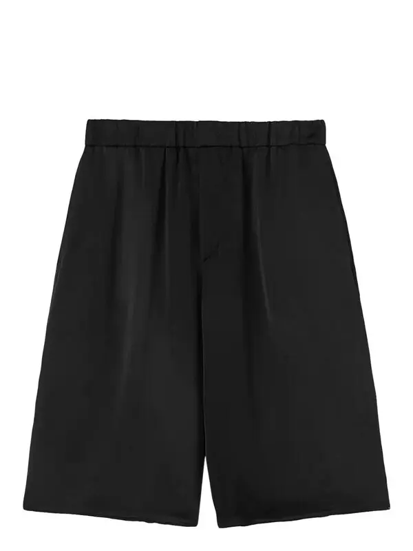 JIL SANDER Elasticated-waist Shorts - Black