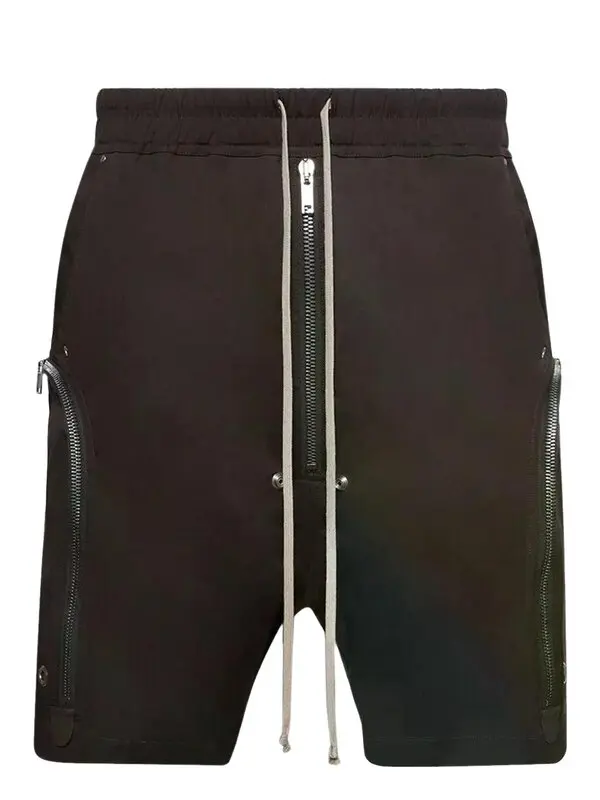 Rick Owens Zip-pocket Drawstring Shorts - Black