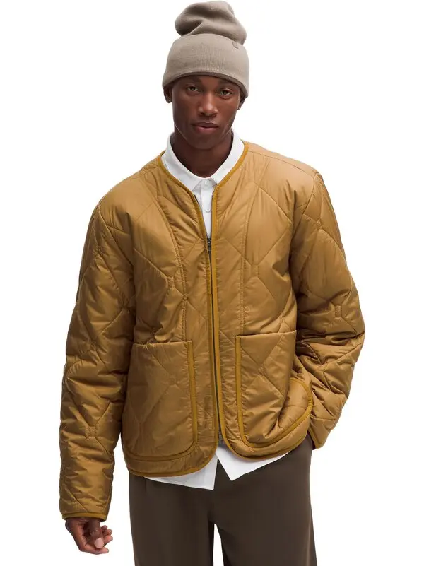 Lululemon Diamond-quilted Liner Jacket - Melrose Tan