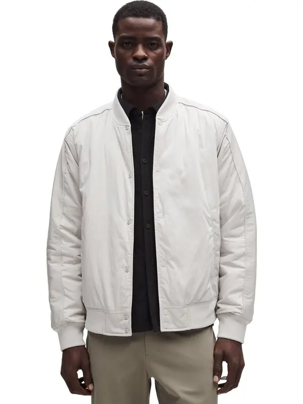 Lululemon Collegiate Bomber Jacket - Dove Grey