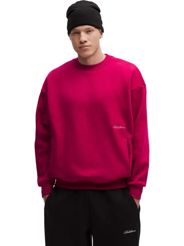 Lululemon Oversized Crewneck Sweatshirt - Berry Rumble