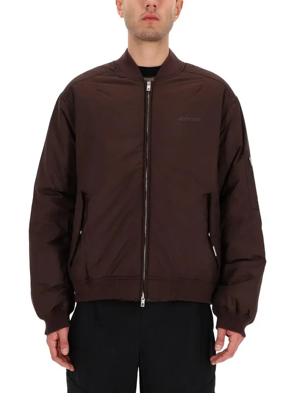 REPRESENT Bomber Jacket - Brown
