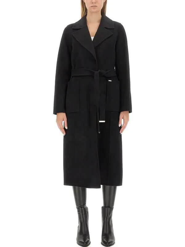 Michael Kors Belted Coat - Black