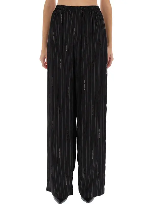 Balenciaga Pyjama Trousers - Black