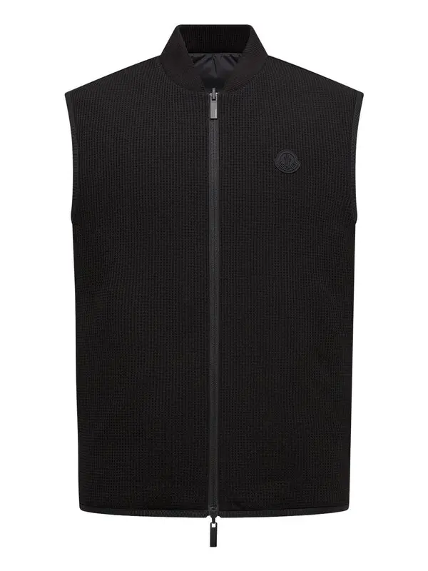 Moncler Reversible Padded Vest - Black