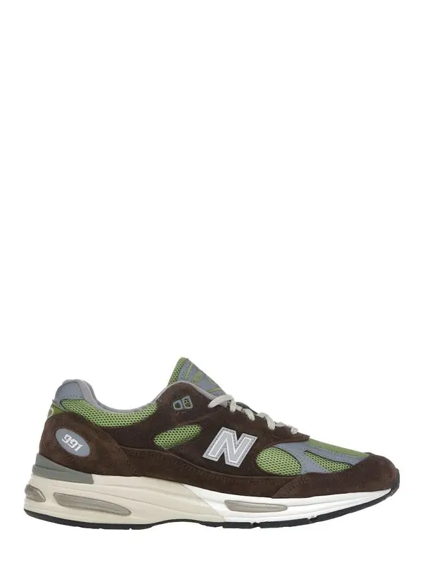 NEW BALANCE 991v2 Miuk Daniëlle Cathari X Kith Reverse Matchain - Chocolate Brown/pistachio