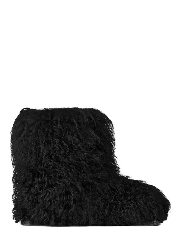 UGG Classic Short Fluff Momma Boot - Black