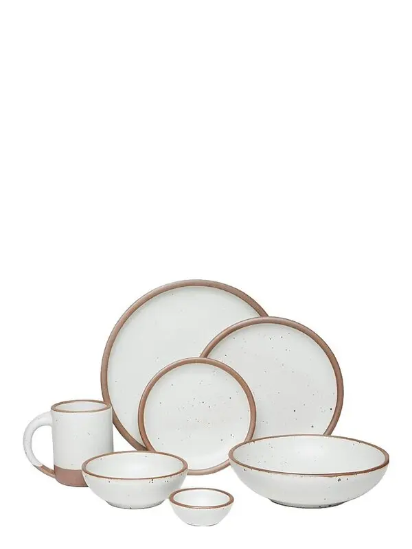 EAST FORK POTTERY 7-piece Dinnerware Set - Eggshell