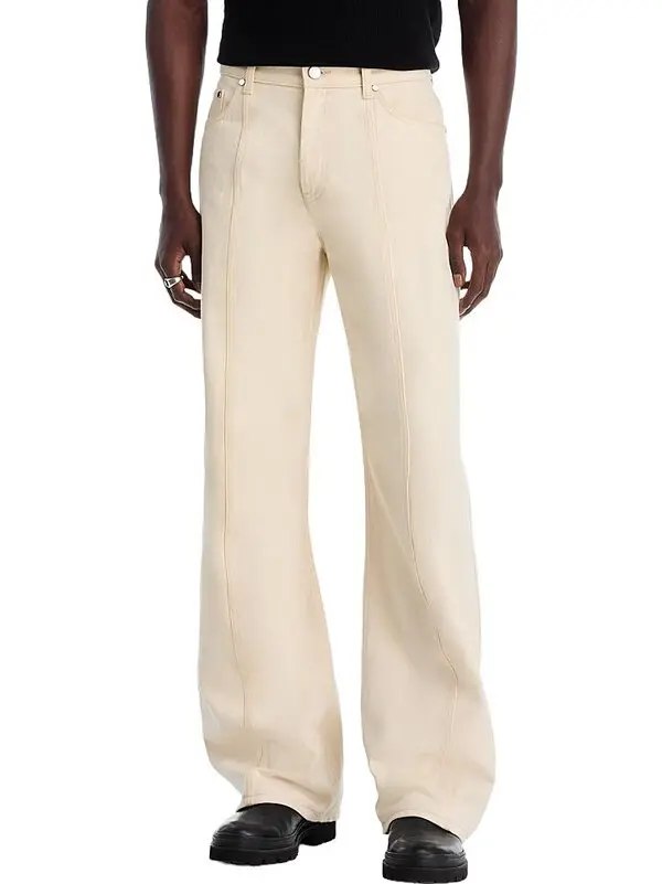 Helmut Lang Relaxed Fit Ski Jeans - Ecru