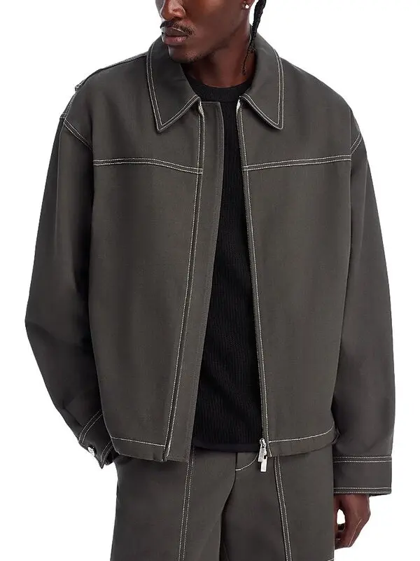 Helmut Lang Relaxed Fit Carpenter Jacket - Graphite
