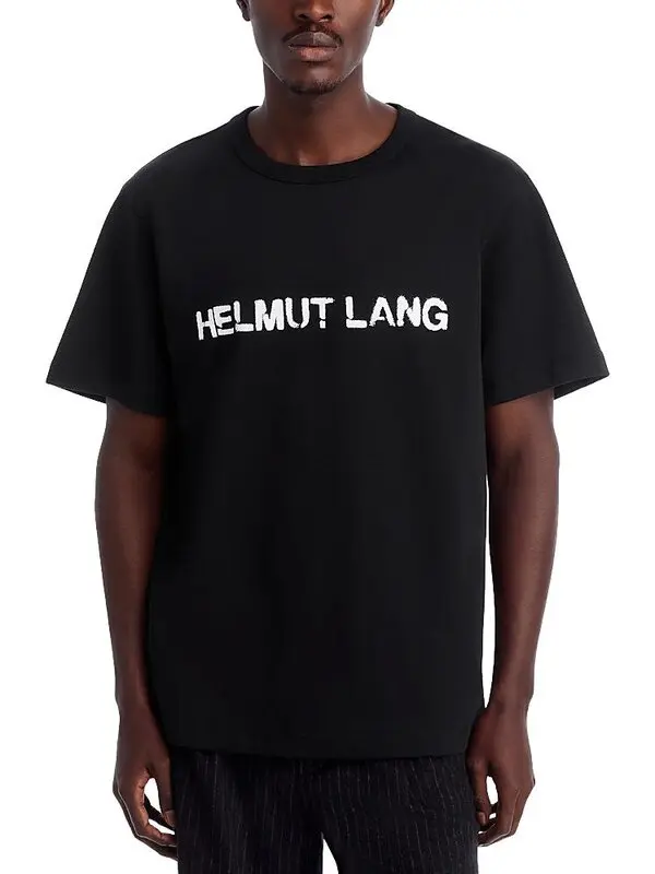 Helmut Lang Stencil Logo Tee - Black