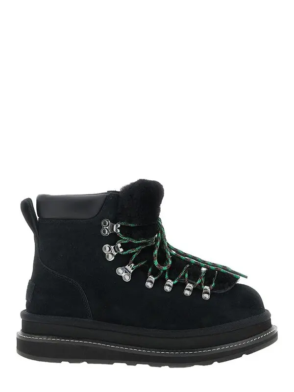 UGG X Sacai 'hiker' Ankle Boots - Black