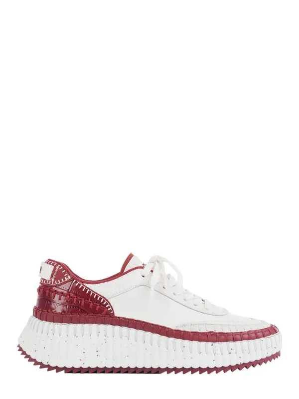 Chloé Nama Sneakers - Obscure Red