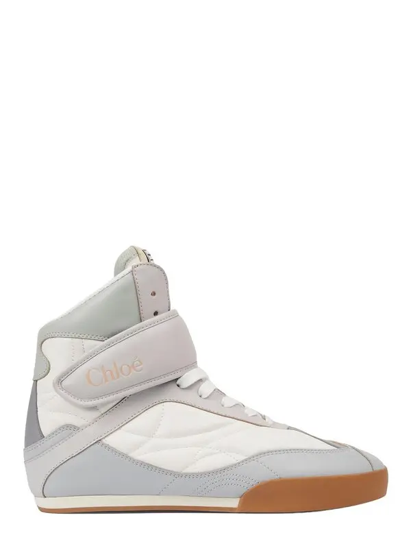 Chloé Kick High-top Sneakers - Pastel Blue