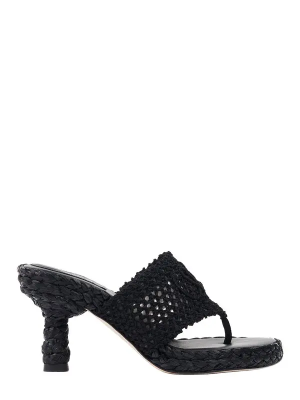 Chloé Isla Heeled Sandal - Black