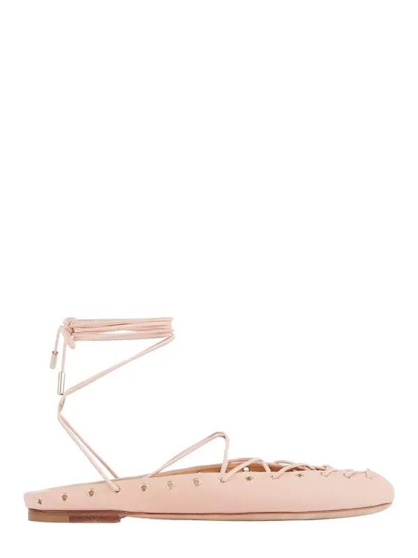 Chloé Ghillies Ballerinas - Peachy Pink