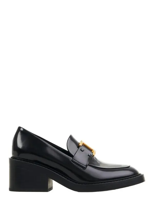 Chloé Marcie Heeled Loafer - Black