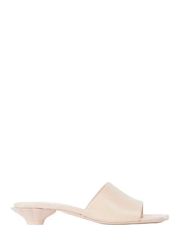 Chloé Flower Mule - Blush Nude