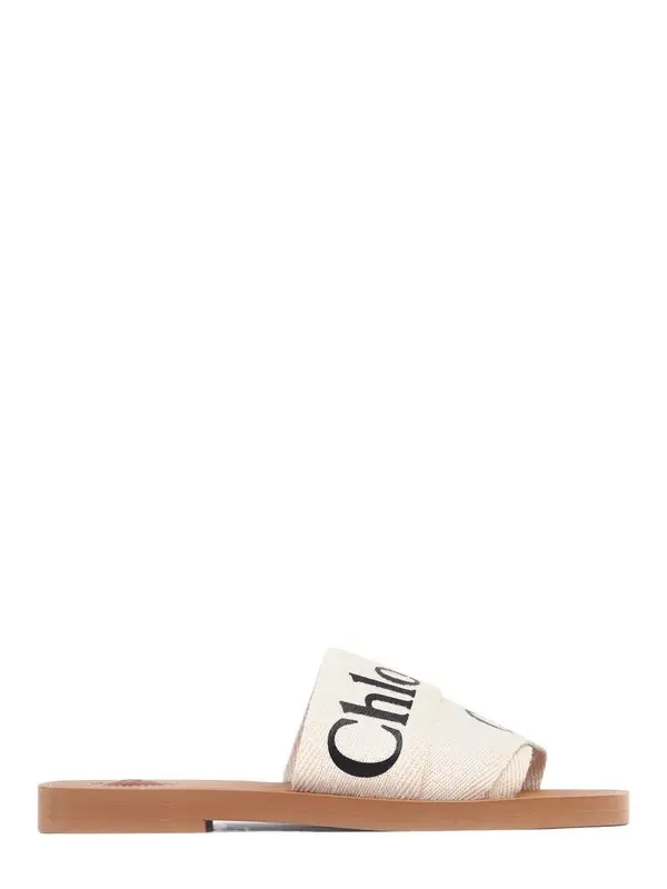 Chloé Woody Mule - White