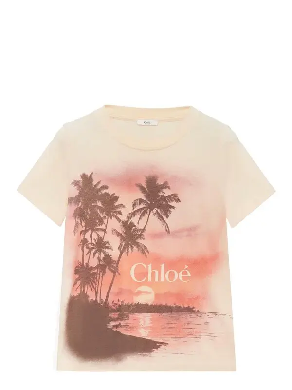 Chloé Logo T-shirt - Blondie Yellow