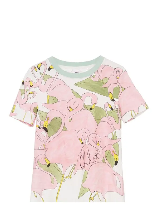 Chloé Baby Fit T-shirt - Iconic Milk