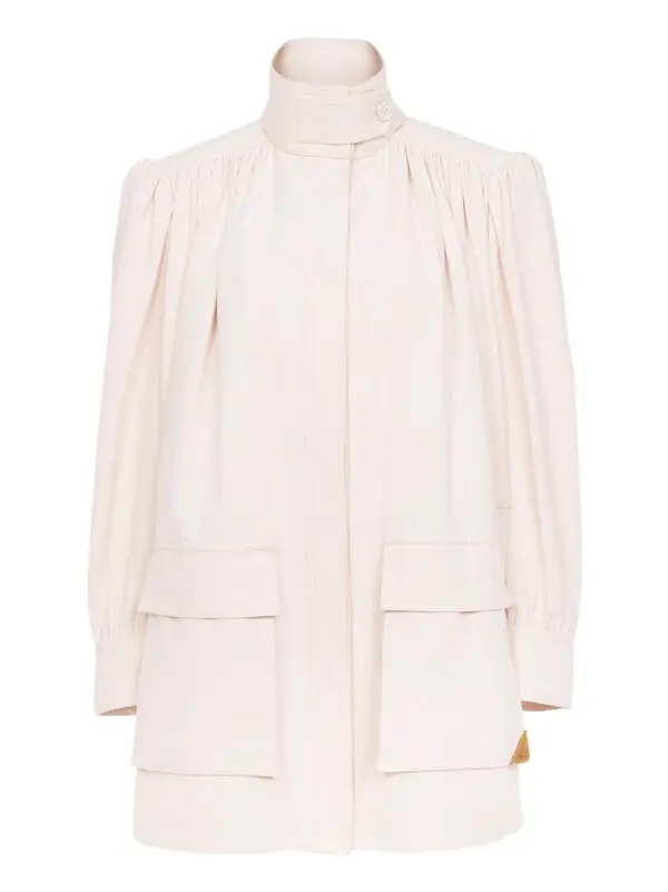 Chloé Utilitarian Cotton Canvas Jacket - Tender Pink