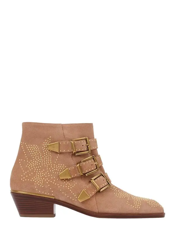 Chloé Susanna Ankle Boots - Dusty Rose