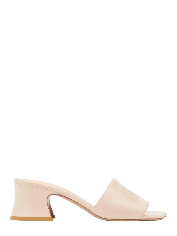 Chloé Soleil Heeled Mule - Sweet Beige