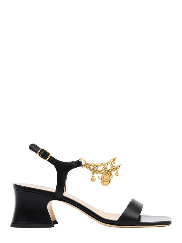 Chloé Charms Heeled Sandals - Black