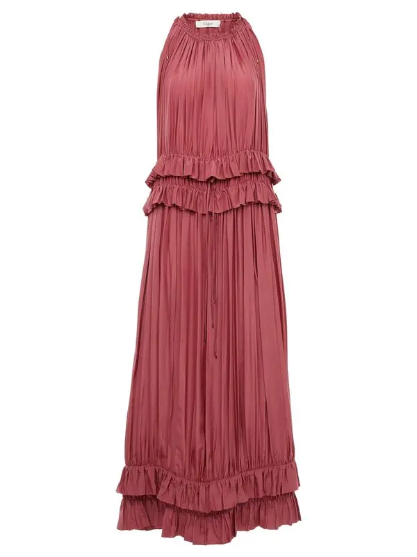 Chloé Sleeveless Long Dress - Mauvewood