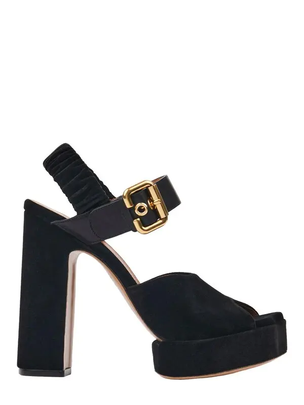 Chloé Aria Platform Sandal - Black