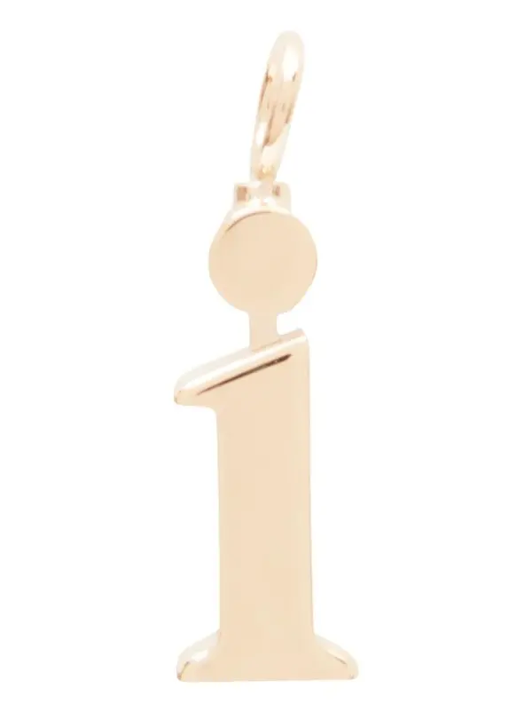 Chloé Alphabet Letter I Charm - Light Gold