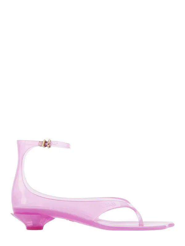 Chloé Heeled Jelly Sandals - Pink Fizz