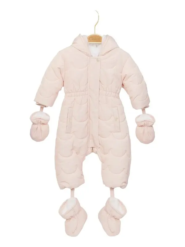 Chloé Baby Snowsuit - Powder Pink