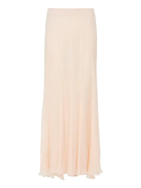 Chloé Gathered Maxi Skirt - Powdery Pink