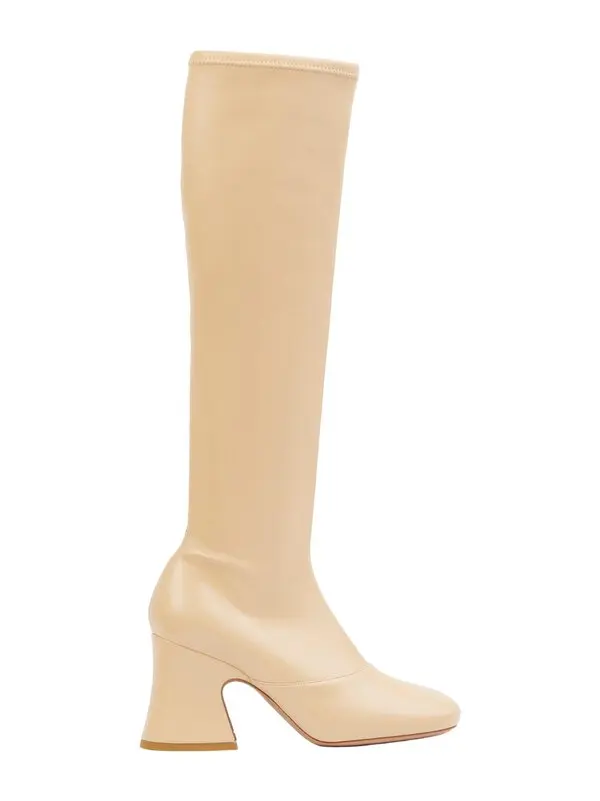 Chloé Janis Heeled Boots - Petal Beige