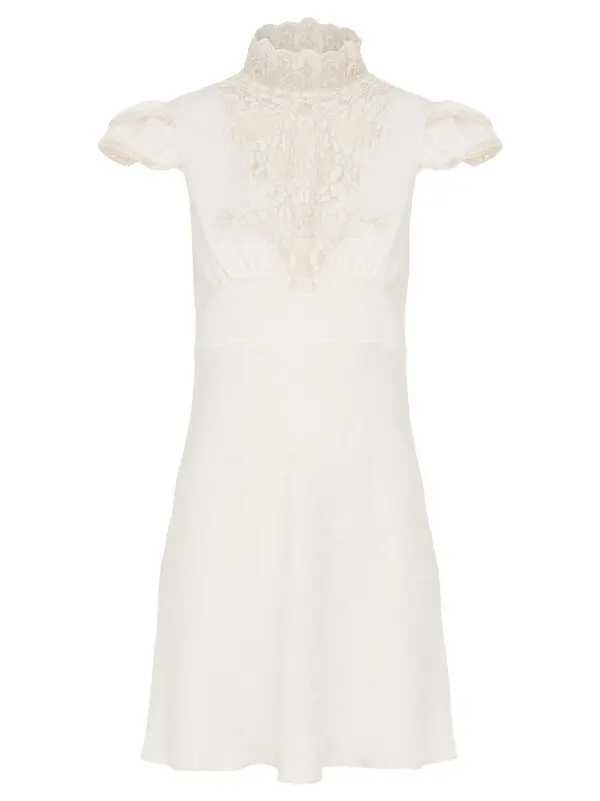 Chloé Floral Jacquard Mini Dress - Iconic Milk