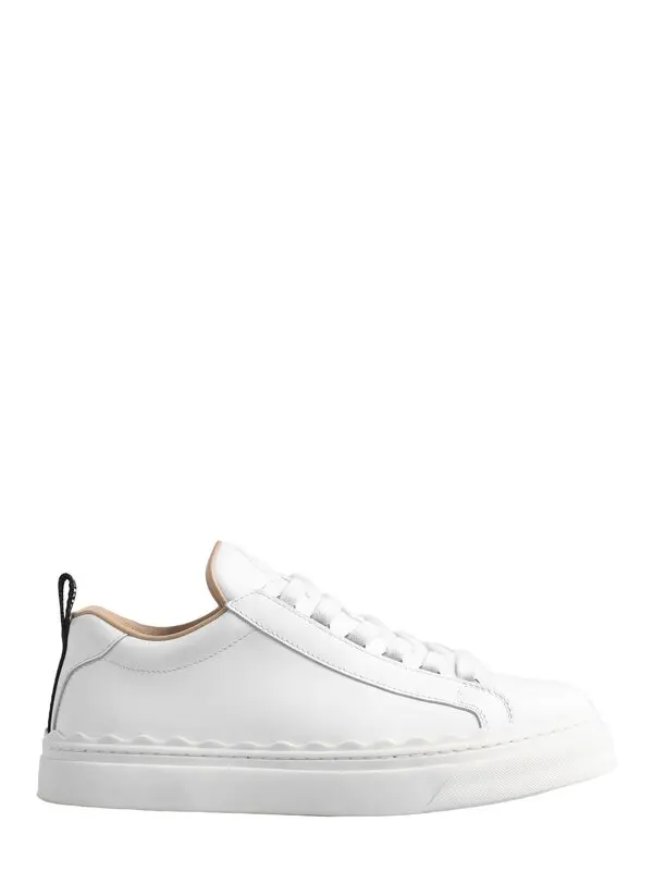 Chloé Lauren Lace Up Sneakers - White