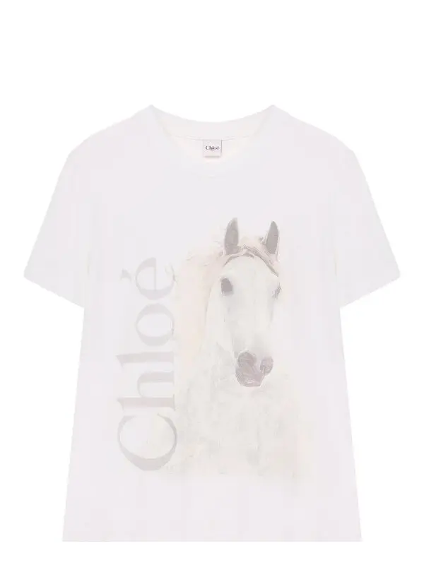 Chloé Jersey T-shirt - White