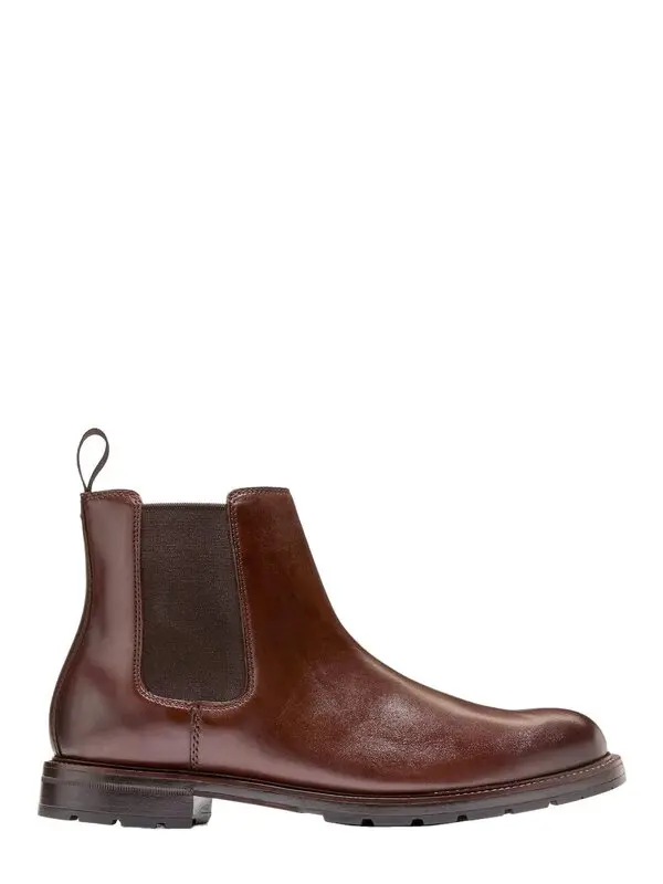 Cole Haan Roundhill Grand Waterproof Chelsea Boots - Woodbury-dark Chocolate