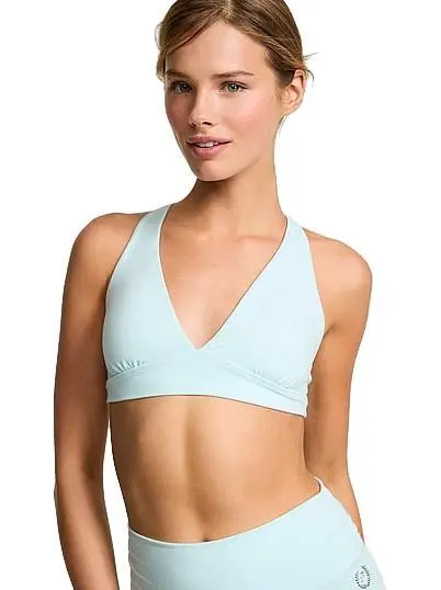 Pink Relay™ Criss-cross Plunge Sports Bra - Blue