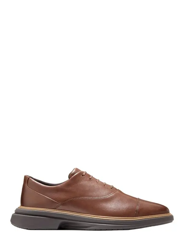 Cole Haan Riginalgrand Cityspectre Cap Toe Oxfords - Chestnut-dark Natural-java