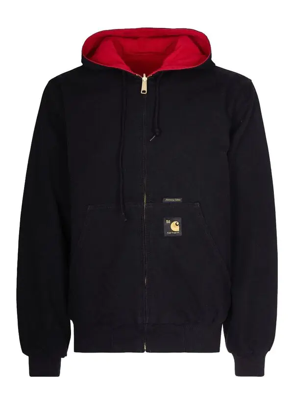 Carhartt Work In Progress Jacket - Black / Usa Red