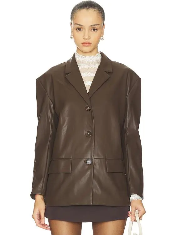 MAUDE CLUB Brenda Jacket - Brown