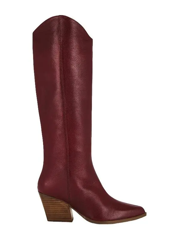 Seychelles Begging You Boot - Cranberry Leather